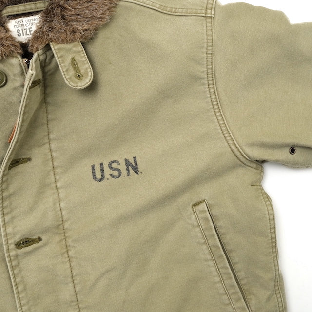 HOUSTON(ヒューストン) N-1デッキジャケット ユーズドモデル [TAN] – キャプテントム