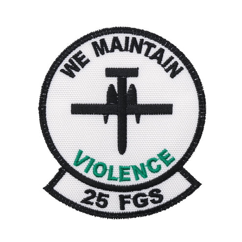 Military Patch（ミリタリーパッチ）25 FGS WE MAINTAIN [フック付き]【レターパックプラス対応】【レターパック ...